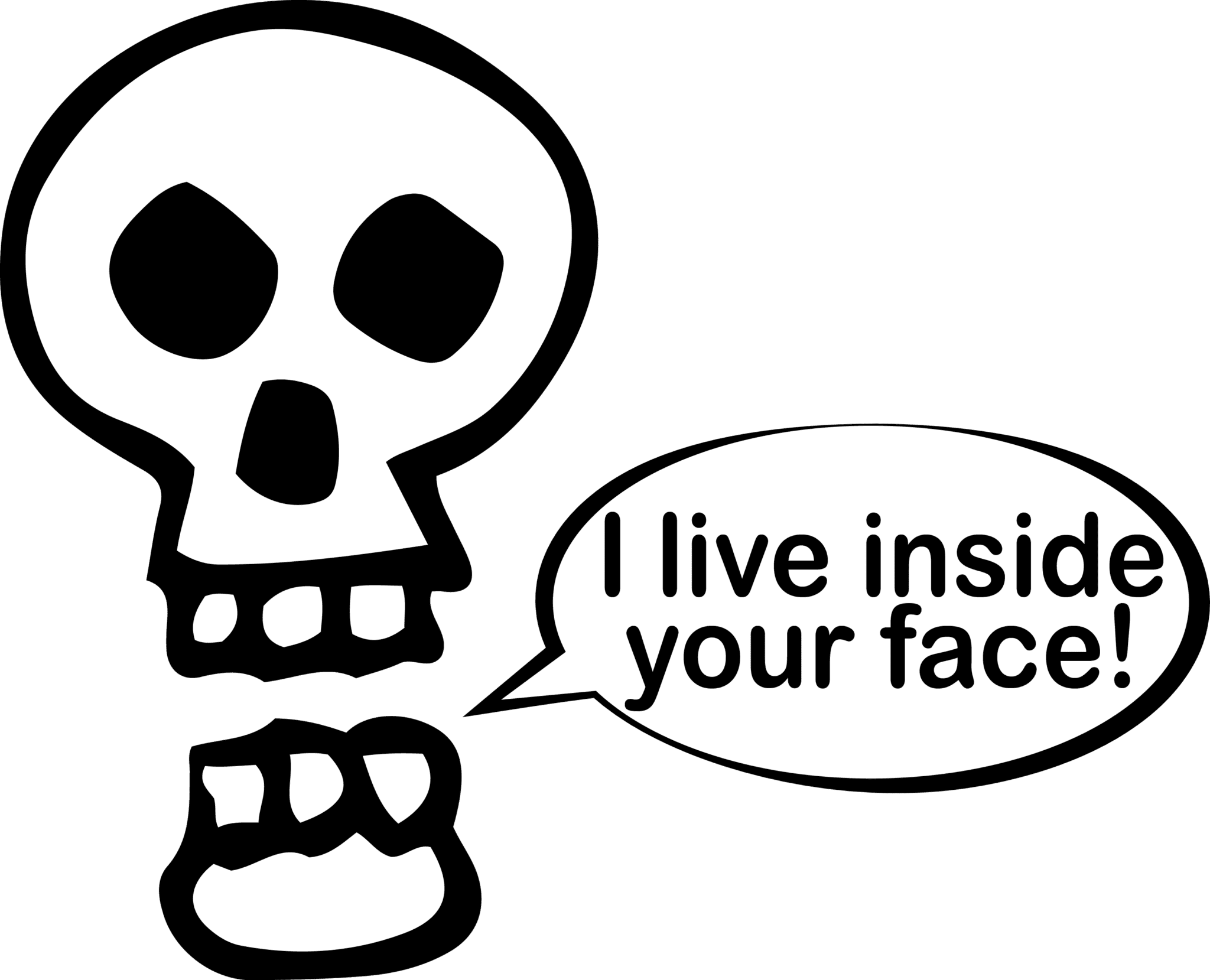 I-LIVE-INSIDE-YOUR-FACE - UrArtStudio