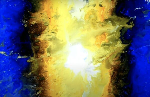 WATER SPLASH PLASTIC WRAP ACRYLIC EFFECT - UrArtStudio