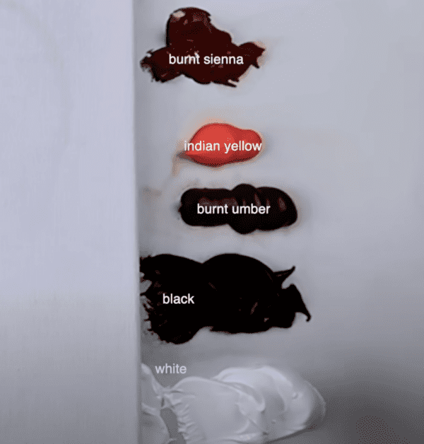 Frozen Contrast | How to Paint Dark Brown Pine Forest | Fallen Tree ...