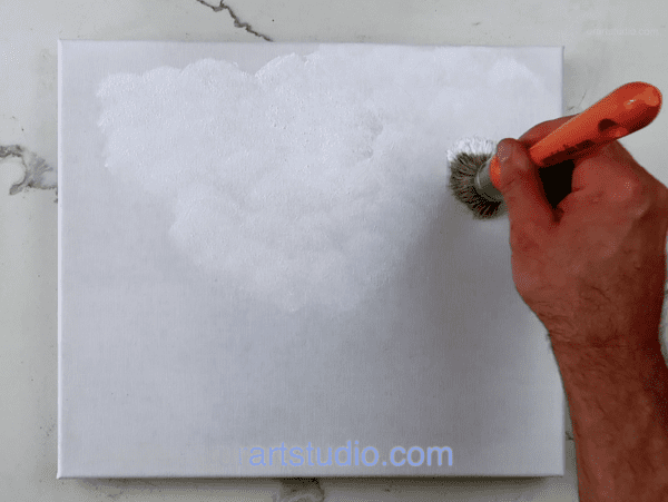 Waterfall Rocky Cliff | Guided Step by Step Acrylic Painting Tutorial ...