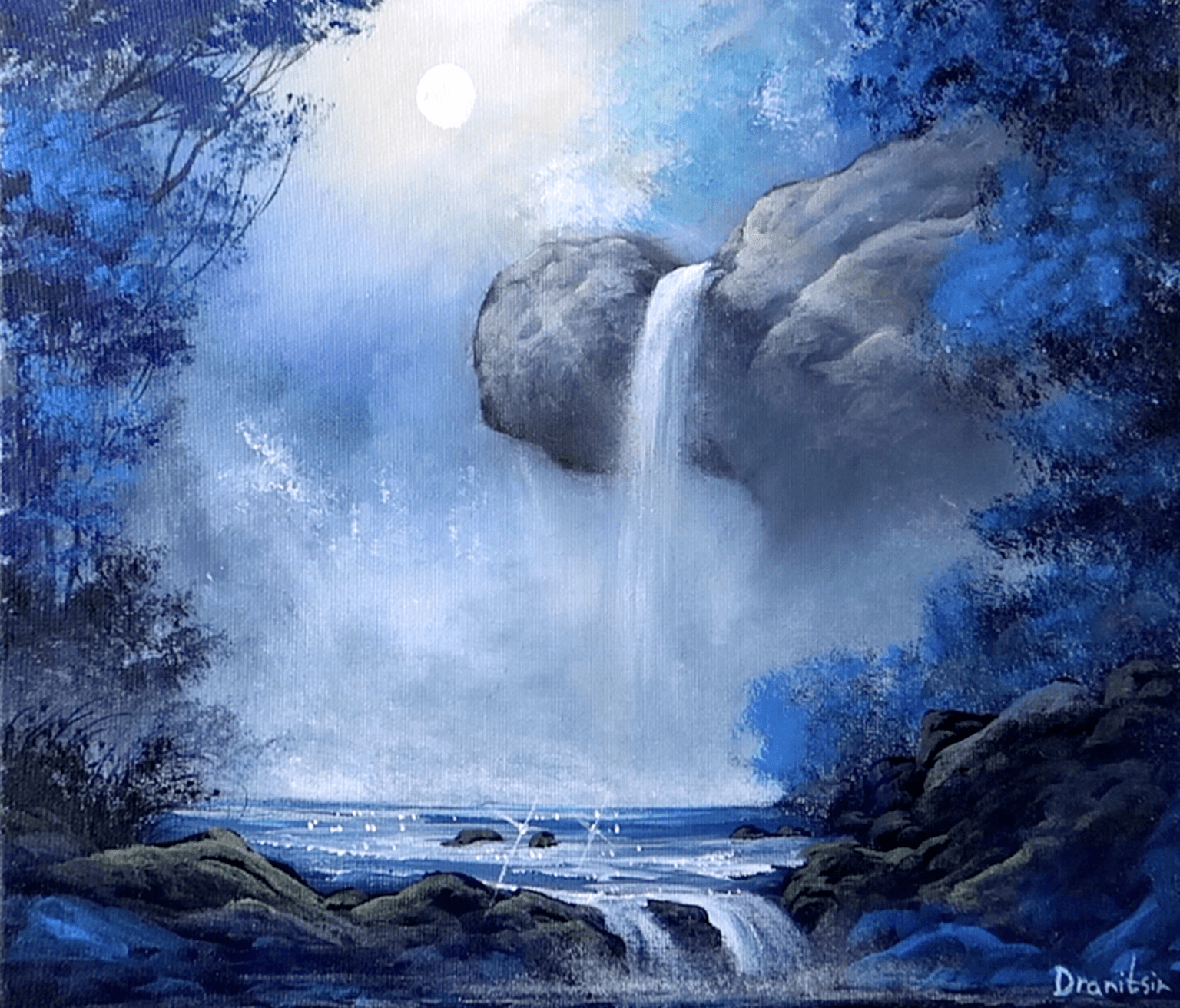 WATERFALL ART Archives - UrArtStudio