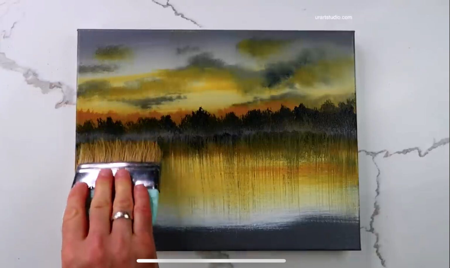 FADING LIGHT | STEP BY STEP PAINTING GUIDE - UrArtStudio