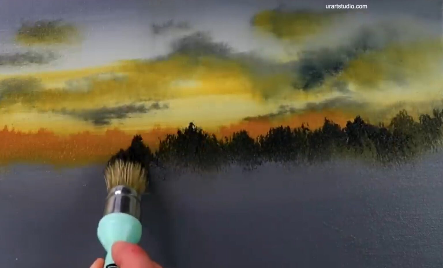 FADING LIGHT | STEP BY STEP PAINTING GUIDE - UrArtStudio