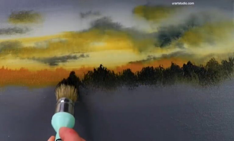 FADING LIGHT | STEP BY STEP PAINTING GUIDE - UrArtStudio