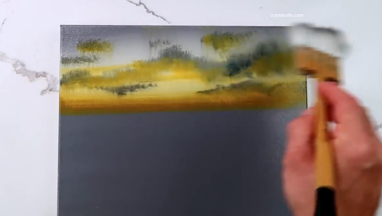 FADING LIGHT | STEP BY STEP PAINTING GUIDE - UrArtStudio
