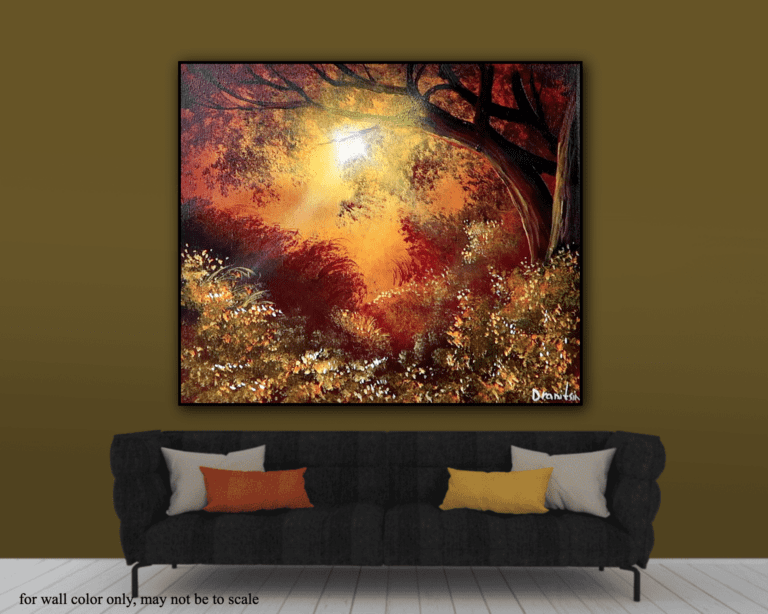 Path to Sunrise, acrylic step by step painting tutorial for beginners ...