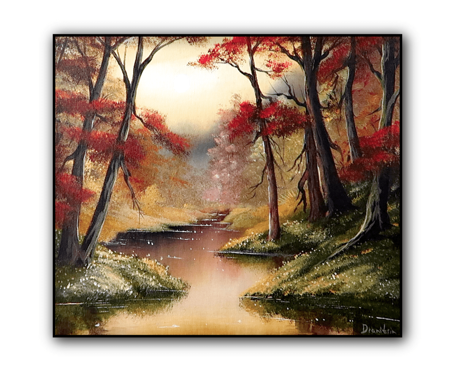 Illuminated by Moonlight: Step-by-Step Landscape Painting of a Vibrant ...