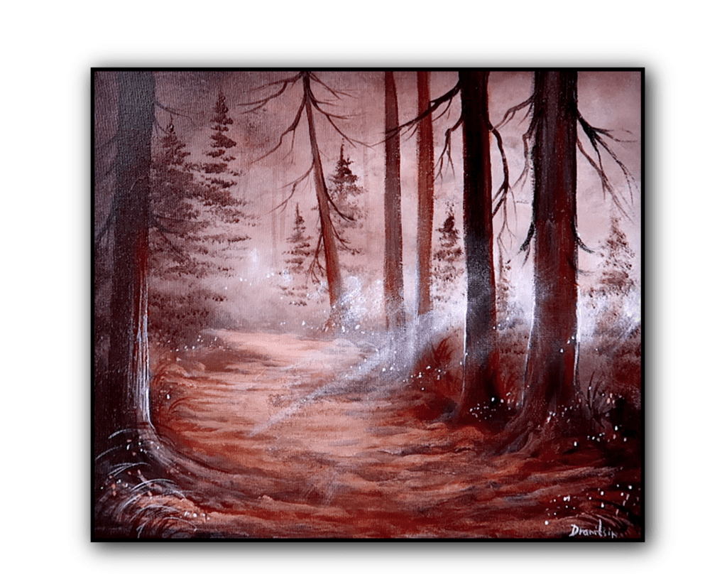 Capturing Morning Glow: Step-by-Step Acrylic Painting of Light Through ...