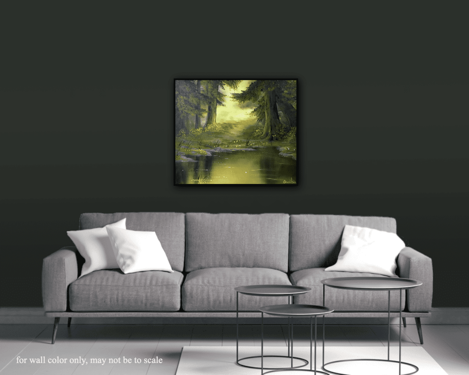 Deep Forest Reflections | Acrylic Landscape Art | Step-by-Step for ...