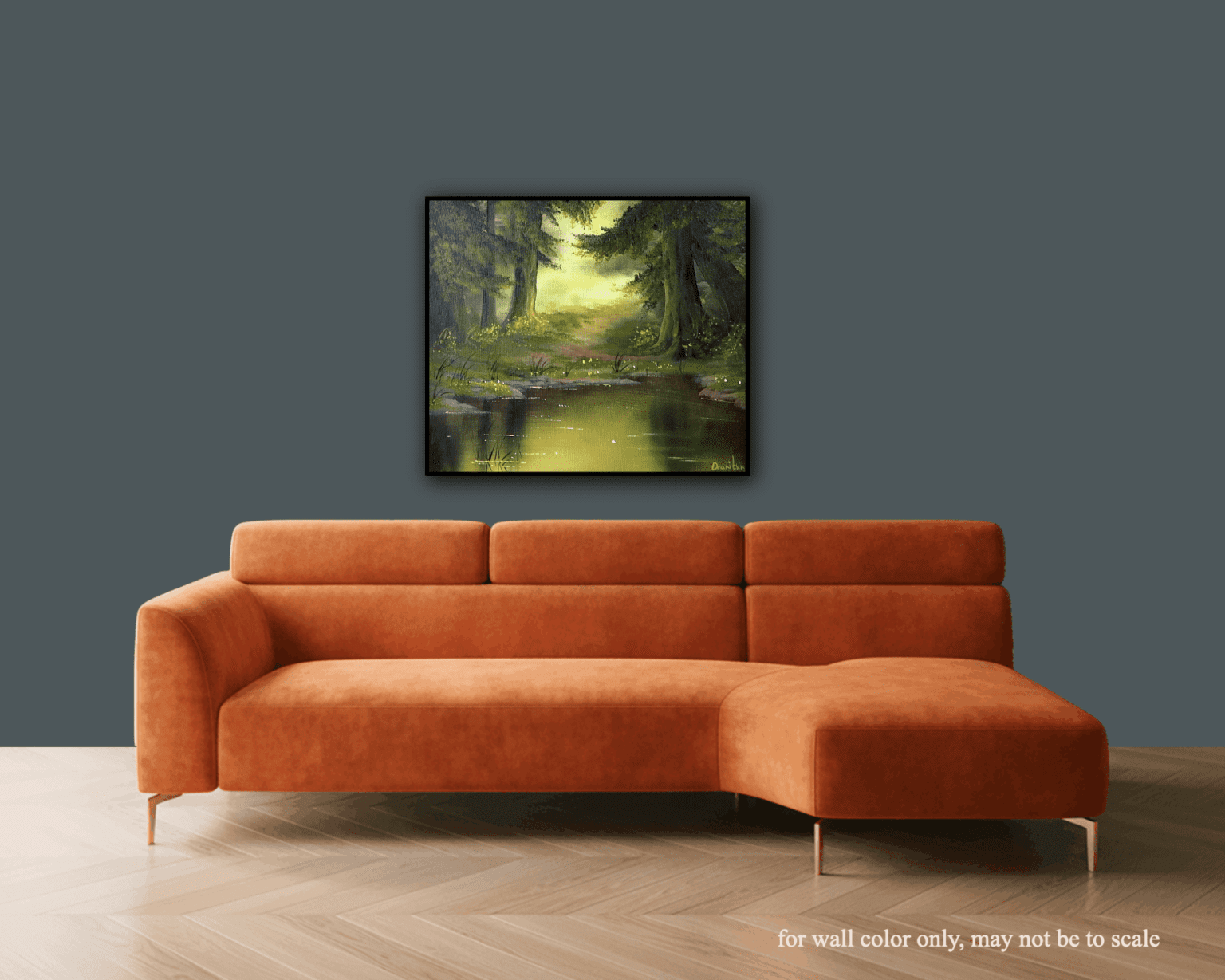 Deep Forest Reflections | Acrylic Landscape Art | Step-by-Step for ...