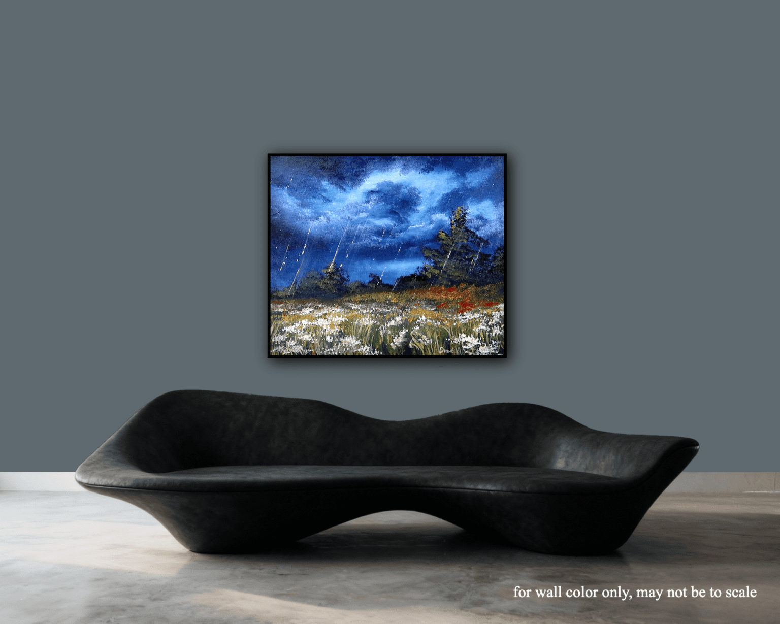 Spring Rain Cloud | Landscape Art | Oval Brush Technique | Acrylics ...